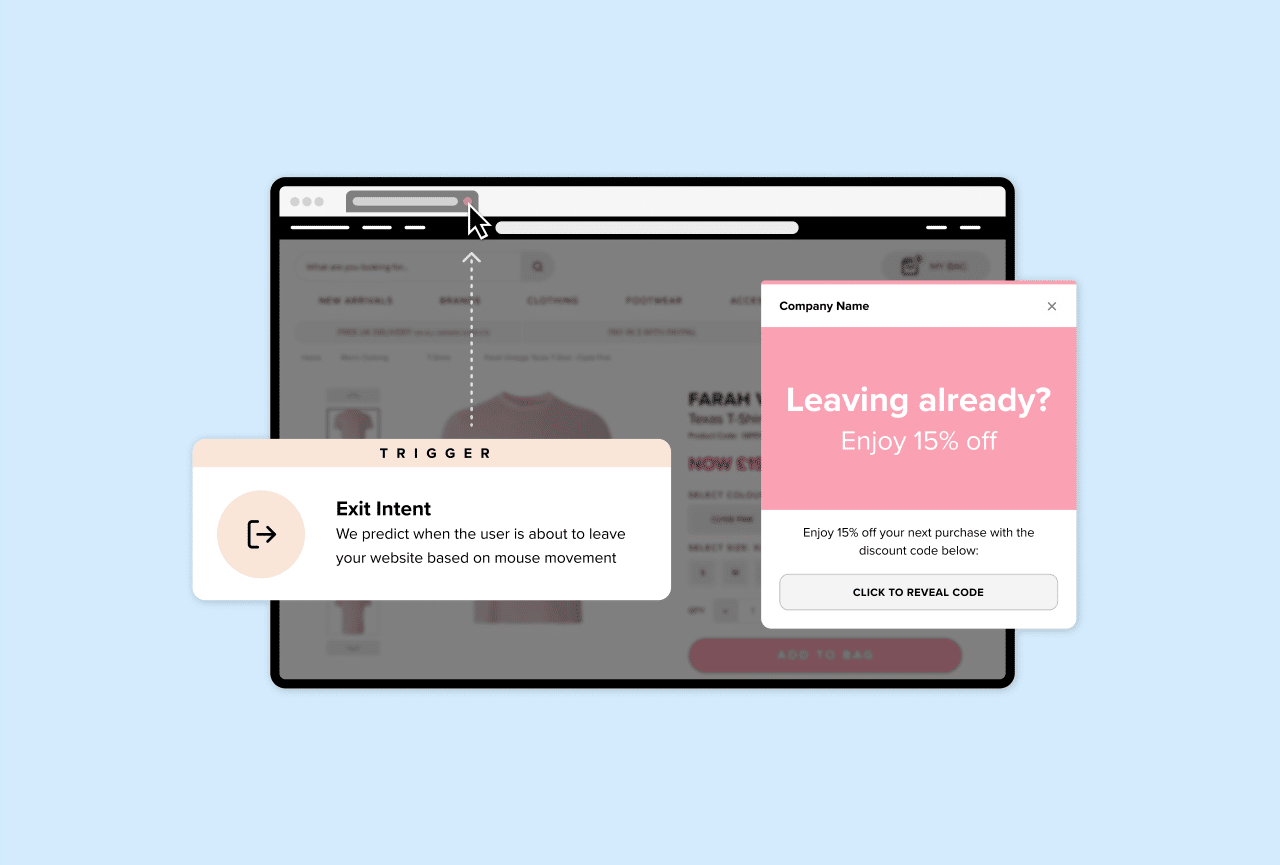 6 Exit Intent Overlays to Influence Conversions | Articles | Salesfire