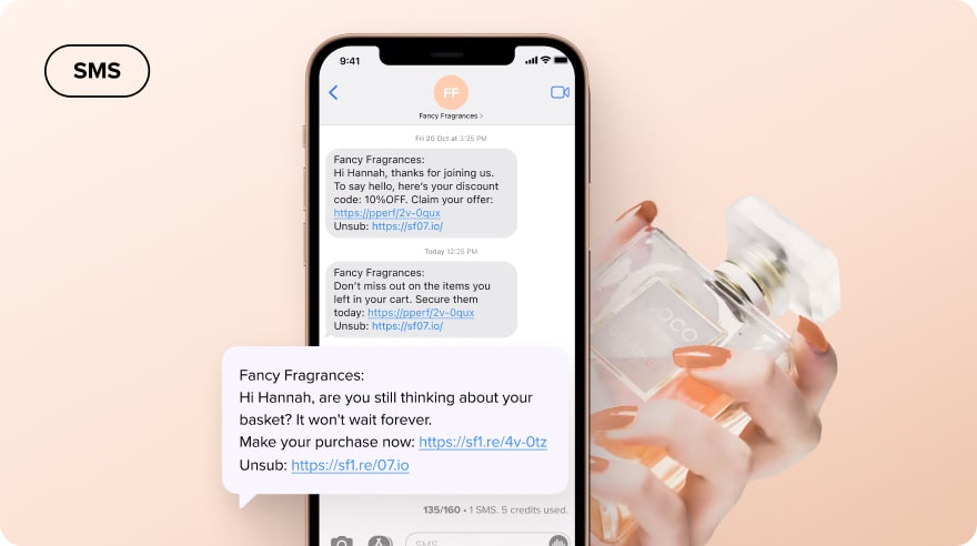 SMS for eCommerce retailers | Salesfire