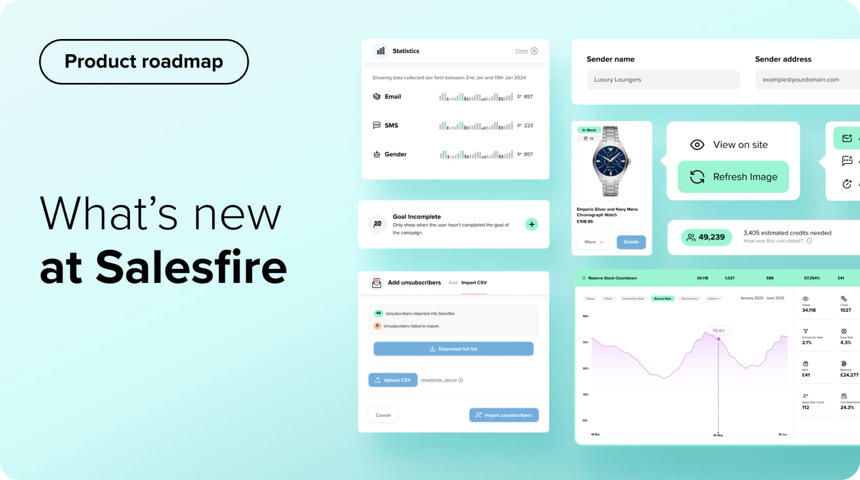 Product roadmap | Salesfire